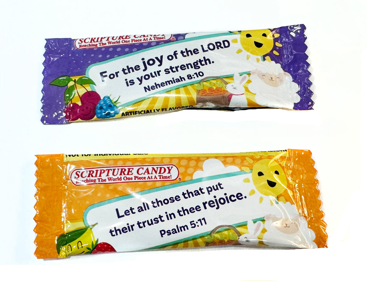 Easter Fruit Joy Bars, 70 Count – Scripture Candy