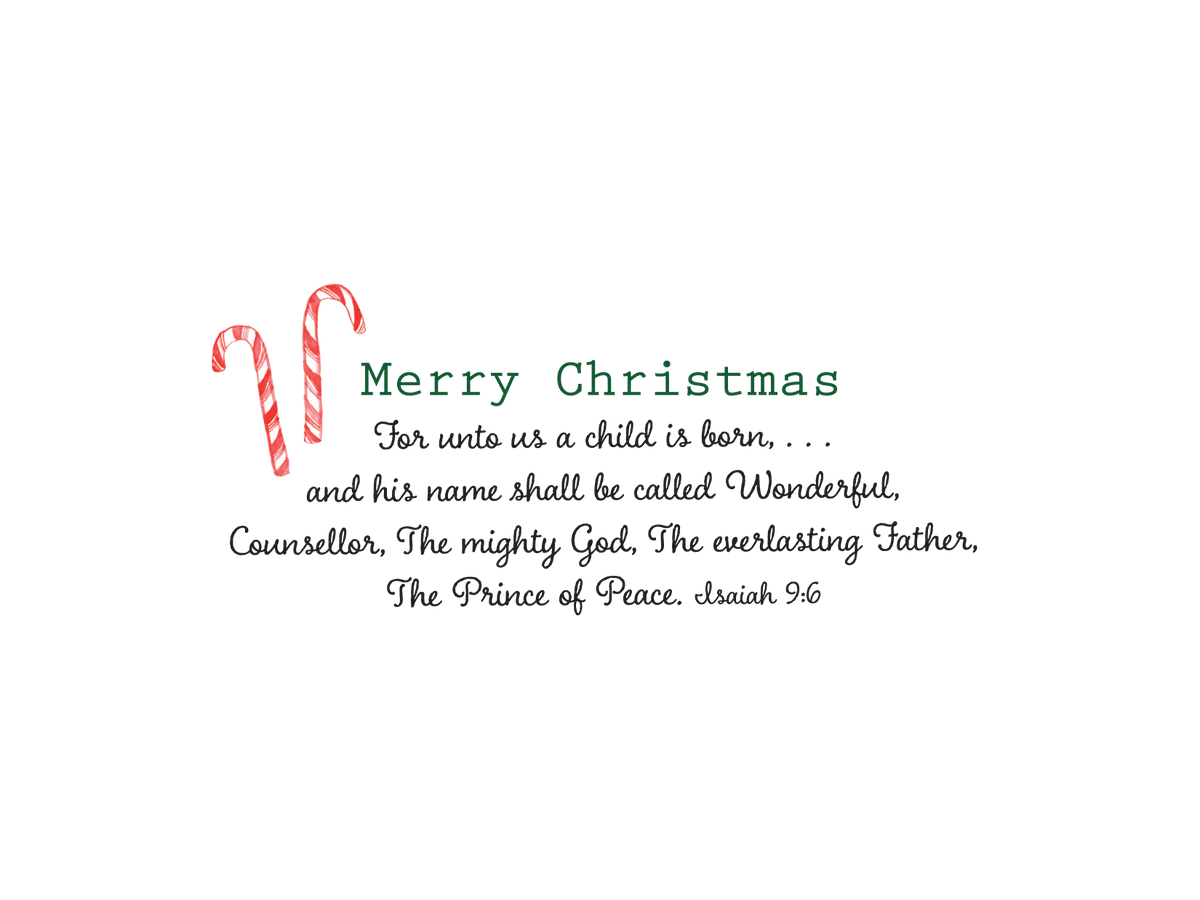 Christmas Card – Scripture Candy