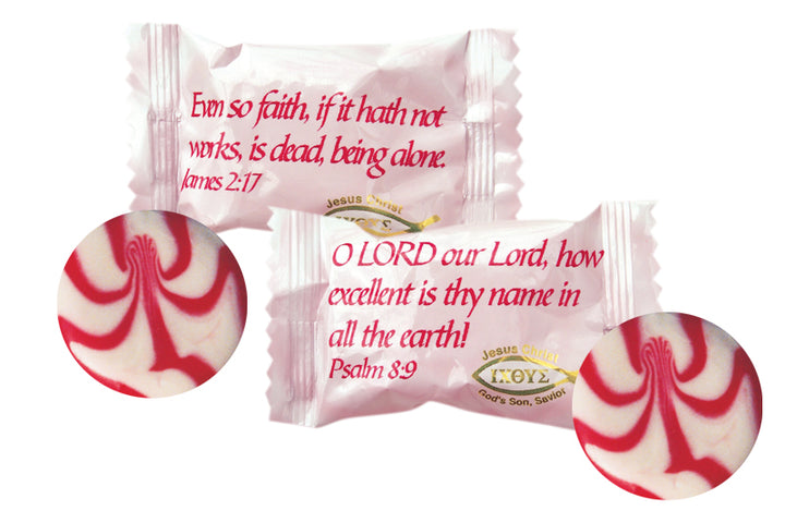 Strawberries & Cream Hard Candy 1 Pound Bag, 75 Pieces – Scripture Candy